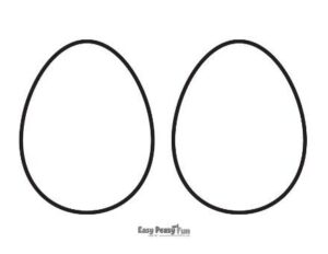 Free Printable Easter Egg Templates (Outlines for Crafts) - Easy Peasy ...