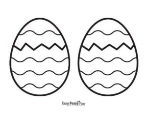 Free Printable Easter Egg Templates (Outlines for Crafts) - Easy Peasy ...