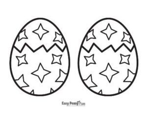 Free Printable Easter Egg Templates (Outlines for Crafts) - Easy Peasy ...