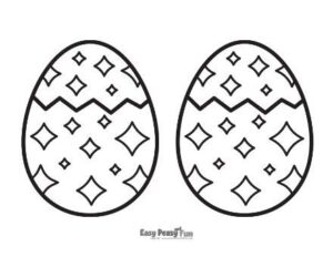 Free Printable Easter Egg Templates (Outlines for Crafts) - Easy Peasy ...