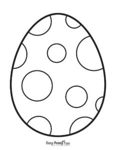 Free Printable Easter Egg Templates (Outlines for Crafts) - Easy Peasy ...