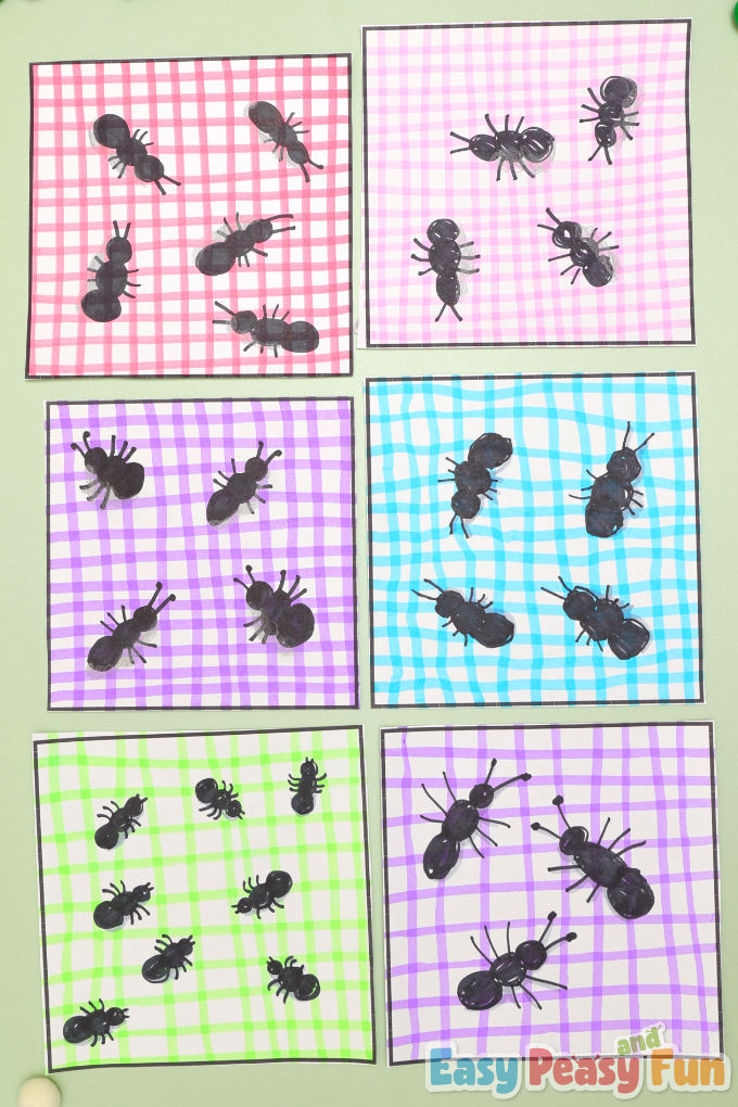 Picnic Ants Art Project - Easy Peasy and Fun