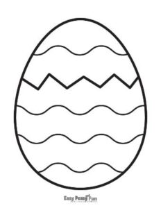 Free Printable Easter Egg Templates (Outlines for Crafts) - Easy Peasy ...