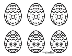 Free Printable Easter Egg Templates (Outlines for Crafts) - Easy Peasy ...